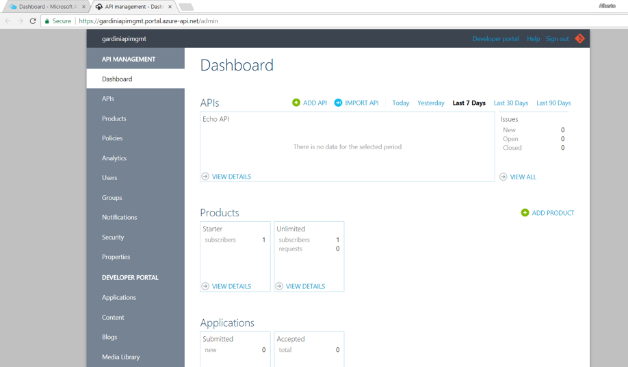 Azure API Management overview and Amazon API gateway comparison